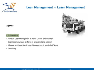 Lean management = Learn management par Klaus Beulker | PDF