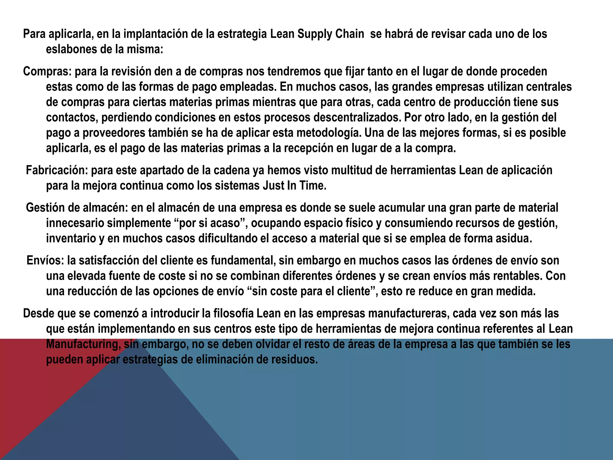 Lean supply chain | PPT