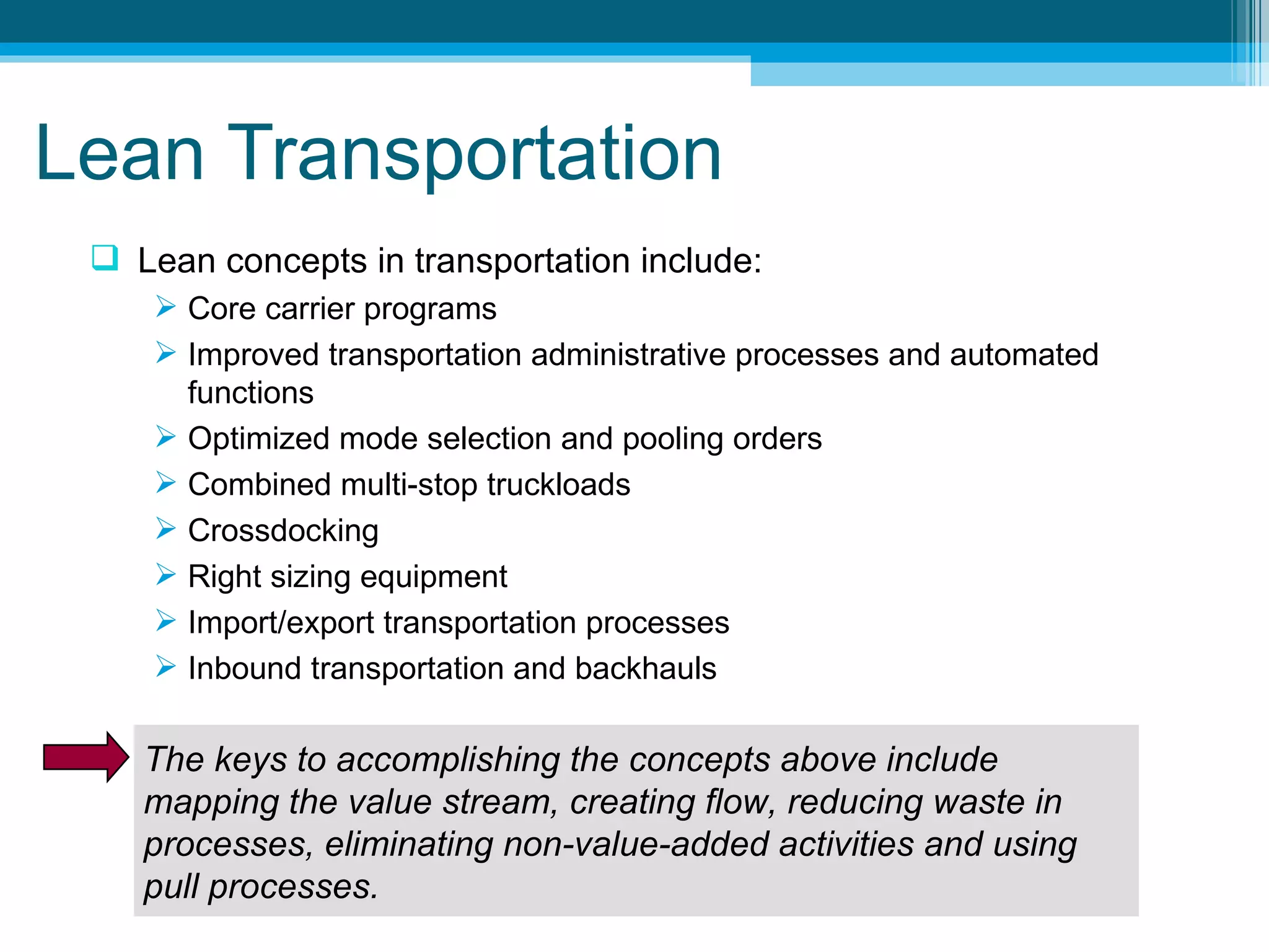 Lean Supply Chains Sample | PPT