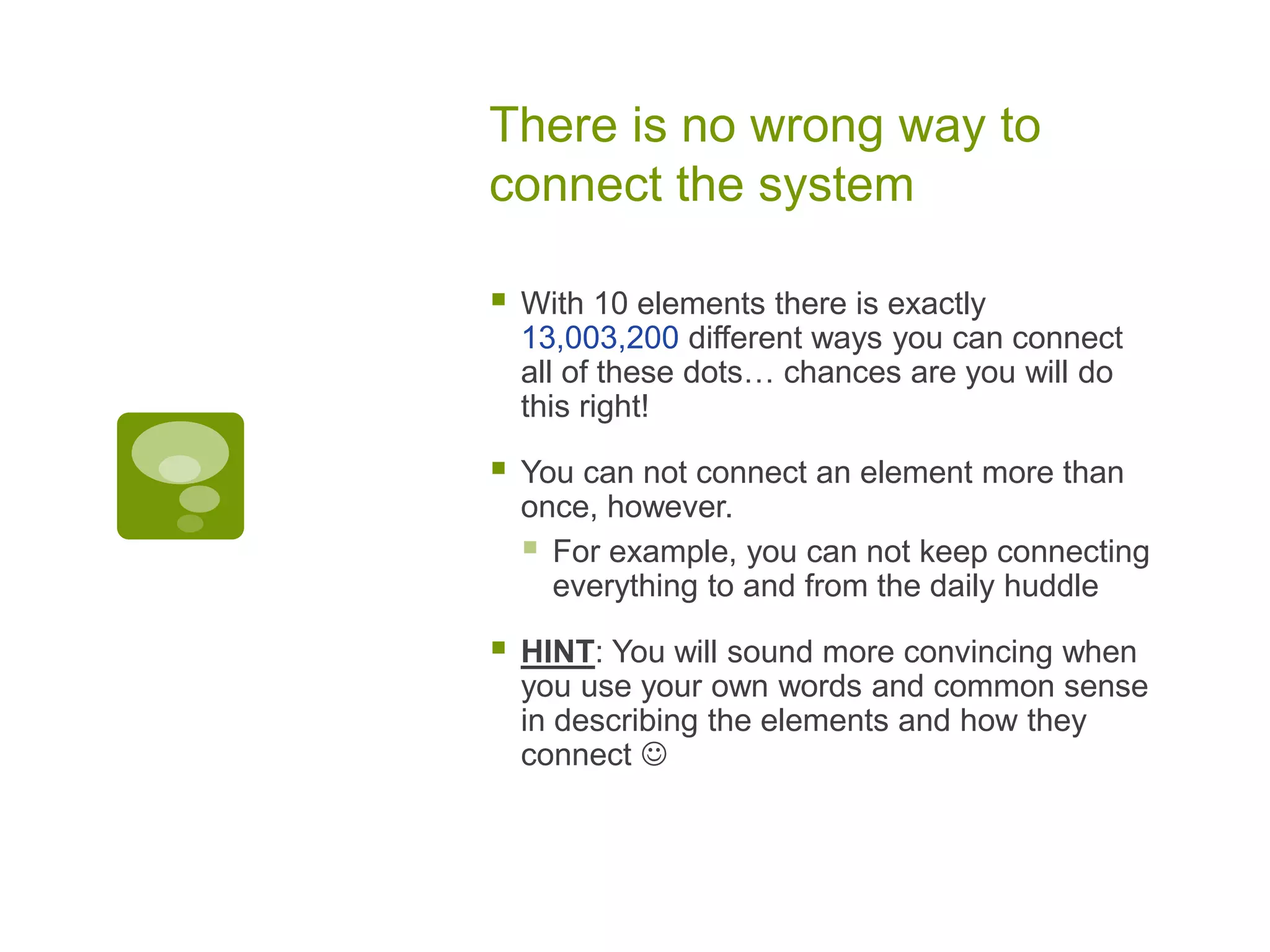 Lean system "Connect the Dots" game | PPTX