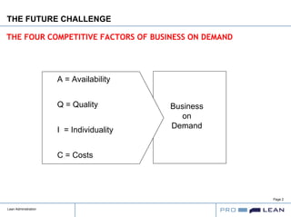 Lean system design | PDF