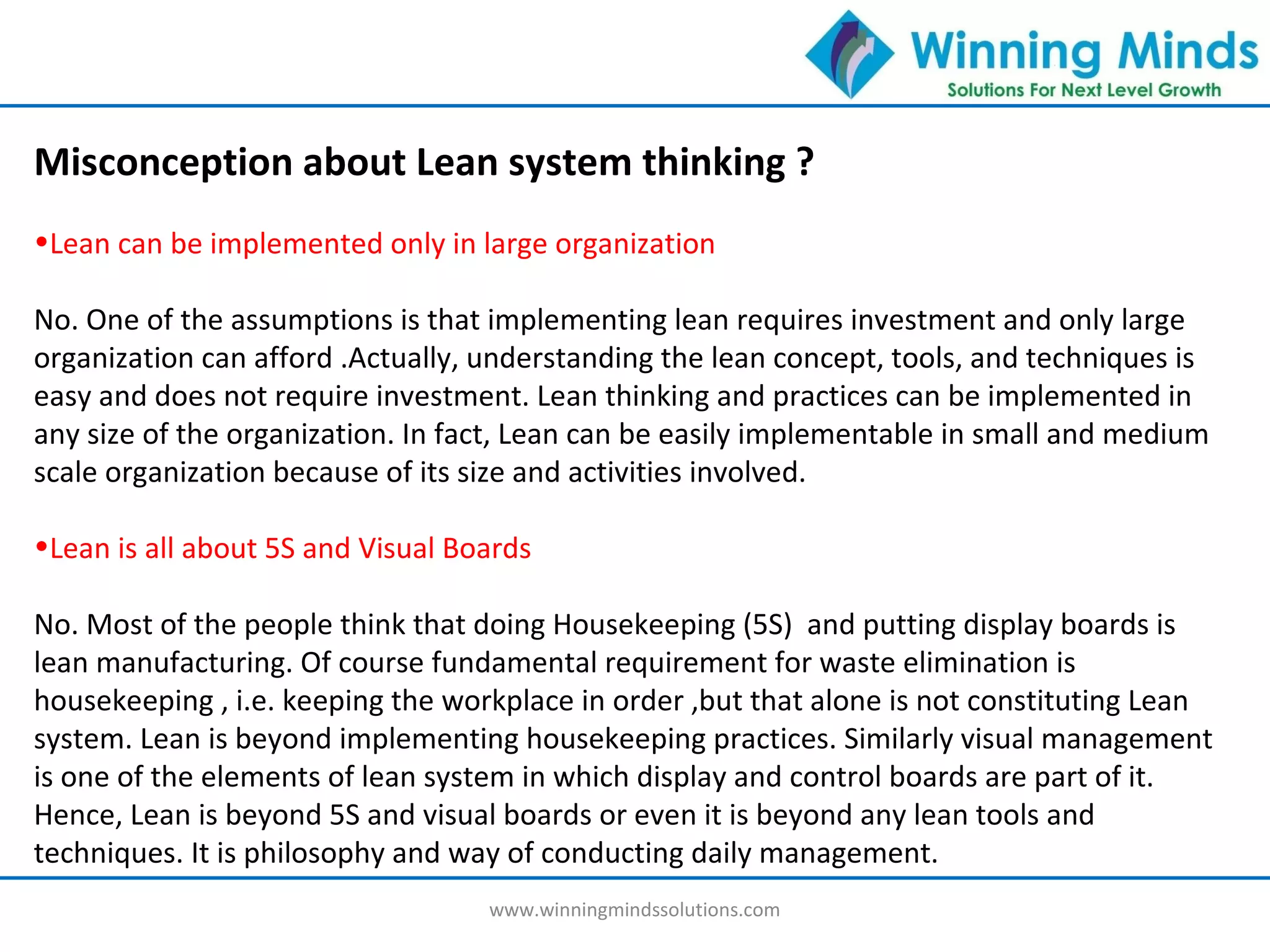 Holistic Lean system thinking approach for business profitability | PPT