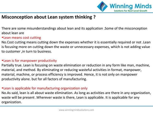 Holistic Lean system thinking approach for business profitability | PPT