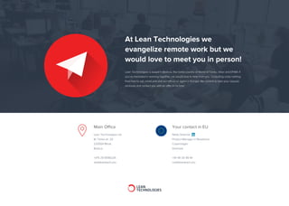 Lean tech | PPT