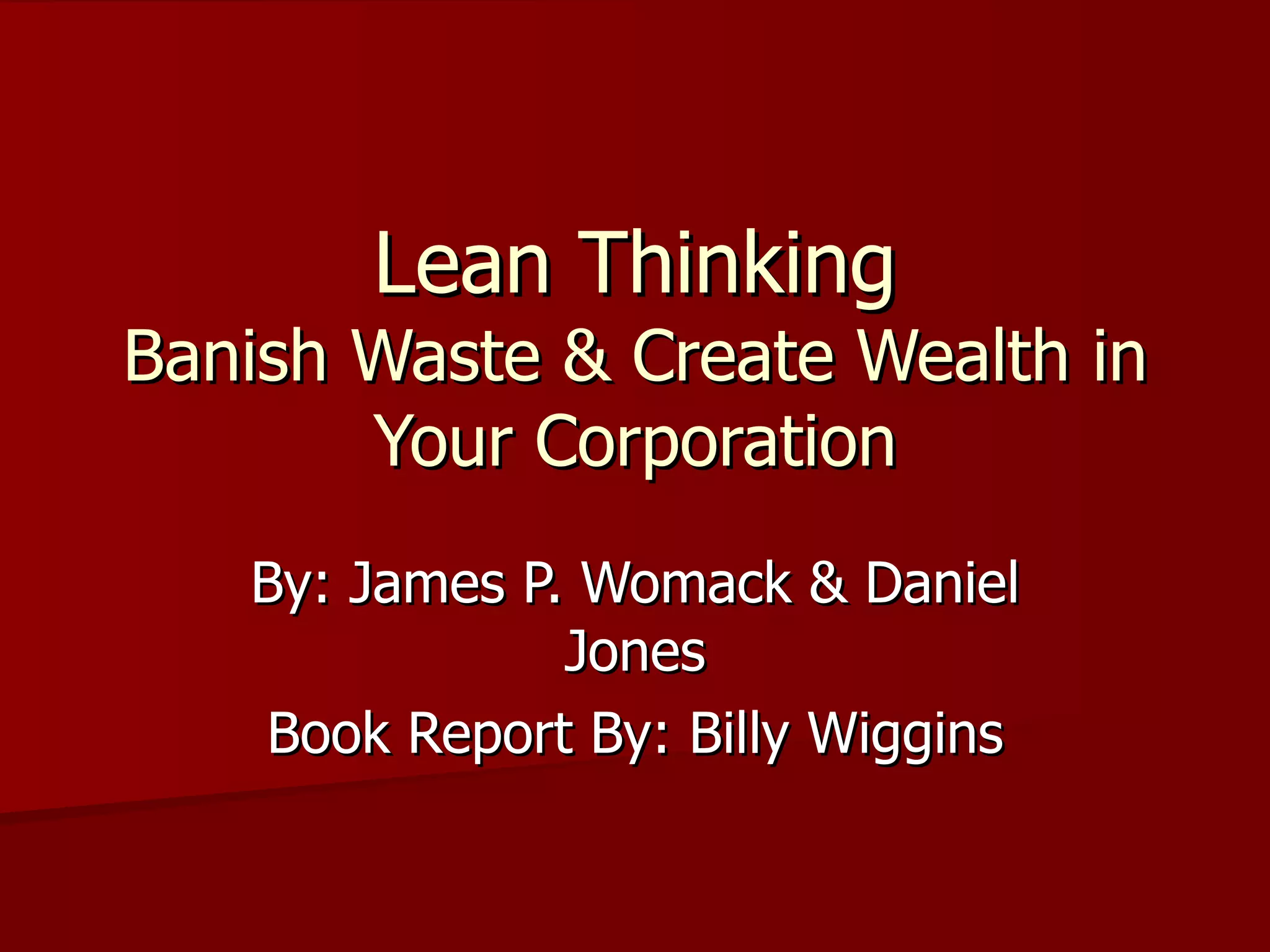 Lean thinking | PPT