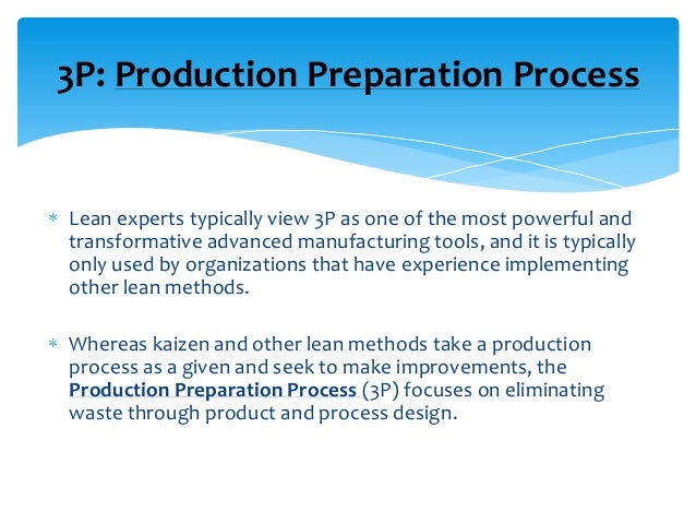 Lean thinking and methods