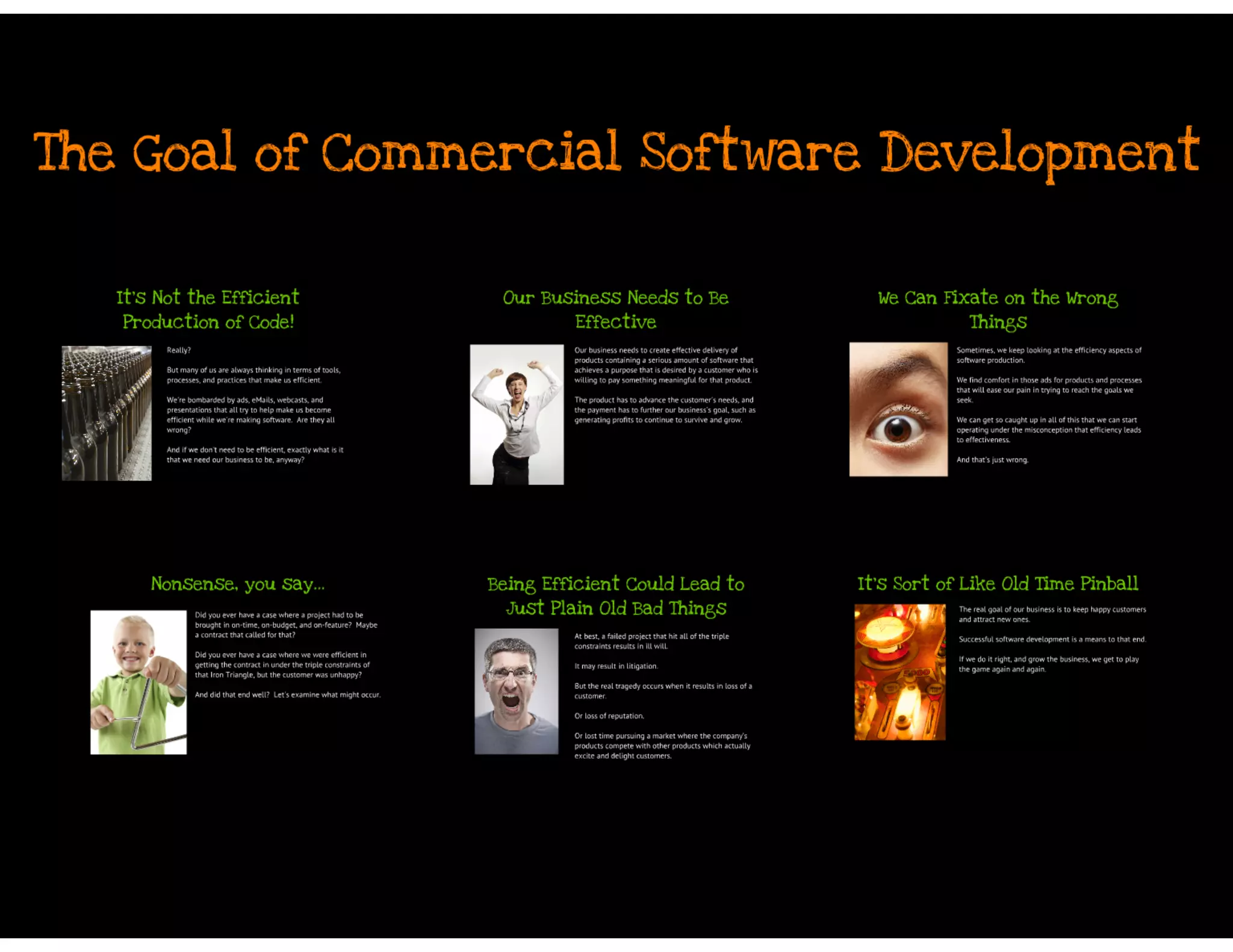 Lean Thinking and What it Means to the Agile Mindset | PPT