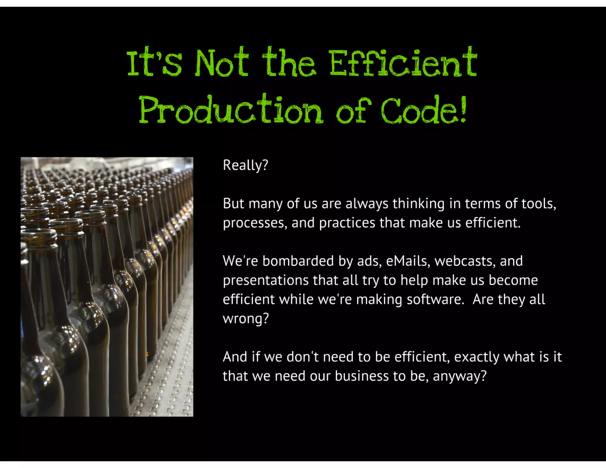 Lean Thinking and What it Means to the Agile Mindset | PPT