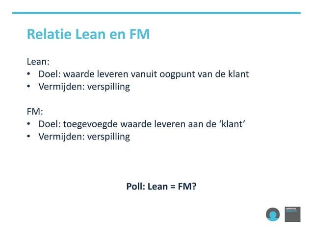 Lean Management in het Catharina Ziekenhuis: de uitdaging voor FM | PDF