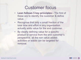 Lean thinking and the benifits of change | PPT