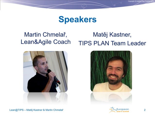 Lean@Tieto TIPS - European Lean IT Summit 2012 | PPT