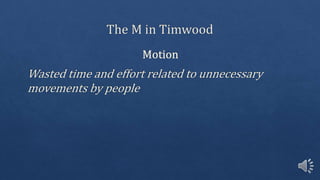 Lean TIMWOOD | PPT