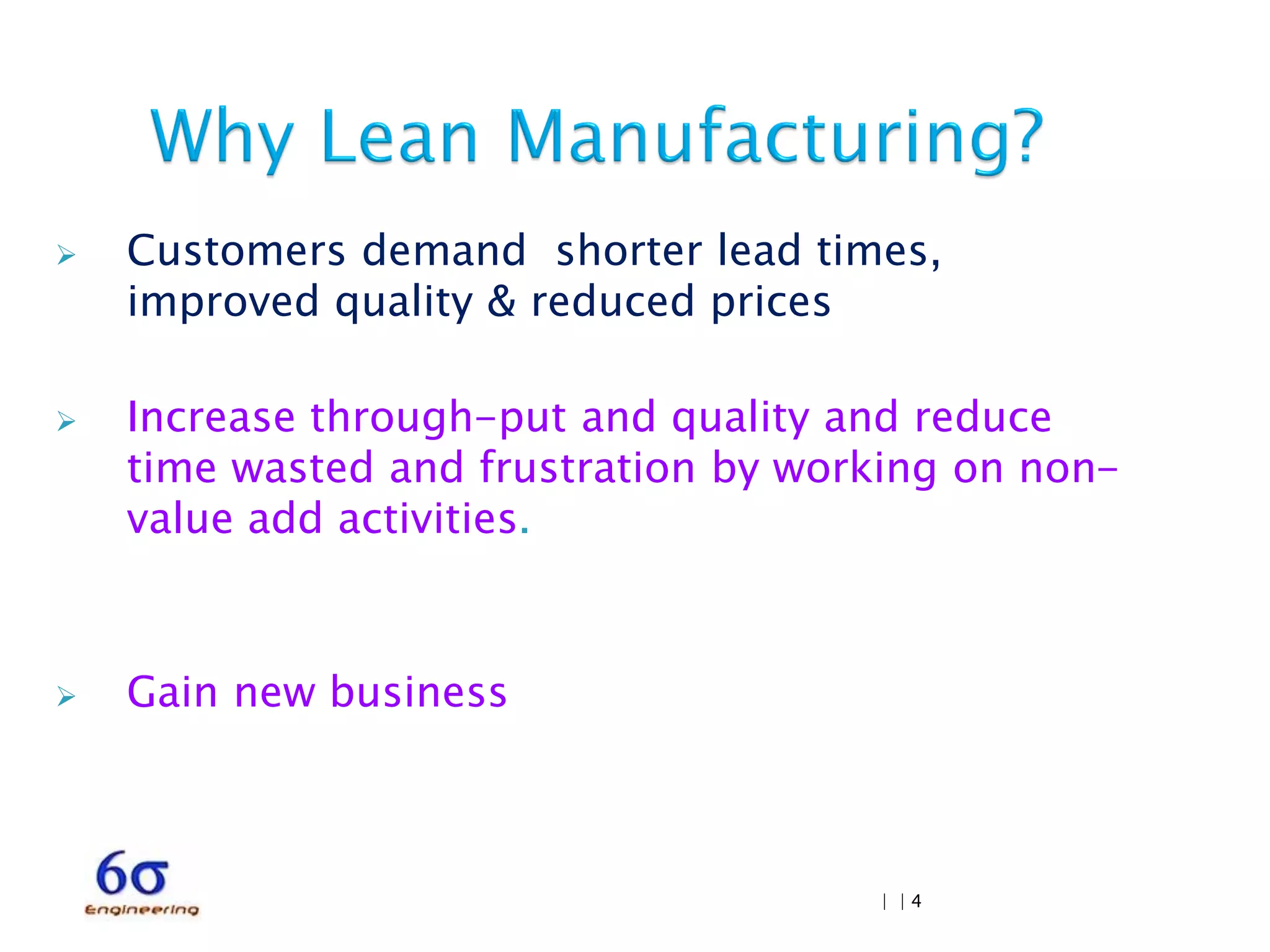 5 Steps to implementing Lean | PDF