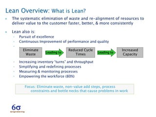 5 Steps to implementing Lean | PDF