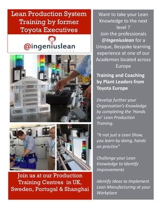 Lean Training and Development | PDF