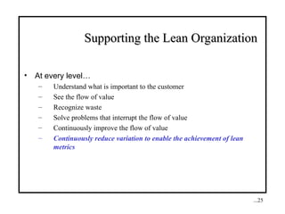Lean Transformation with Value stream mapping | PPT