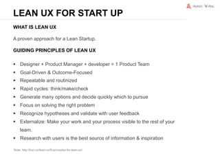 A Lean Design Process for Creating Awesome UX | PDF