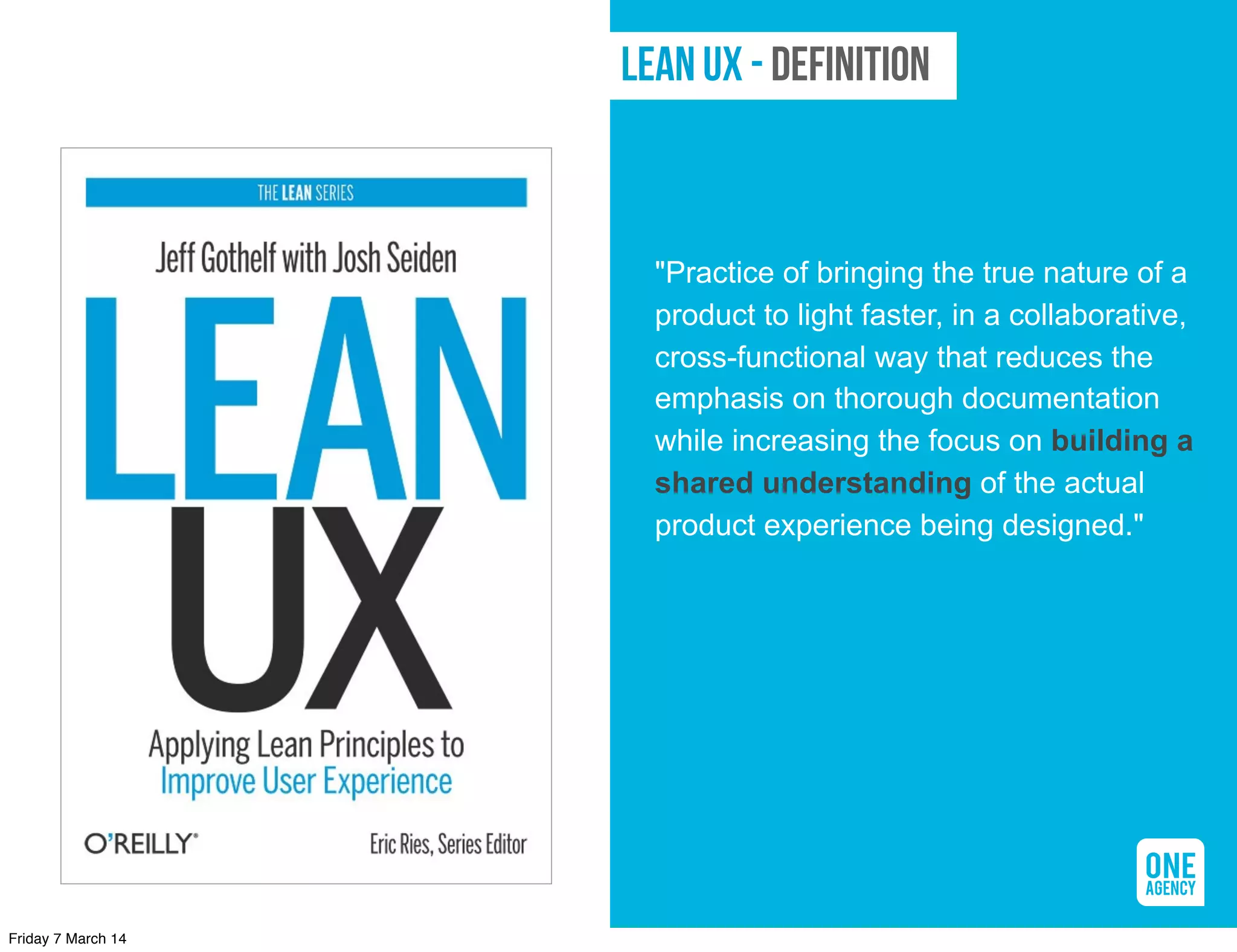 Introduction to Lean UX | PDF