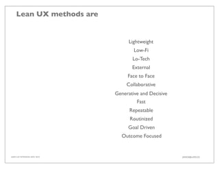 Lean ux deck_aux_120410 | PPT