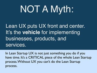 5 Myths of Lean UX | PDF