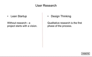 Lean UX vs Design Thinking (lang: ENG) | PPTX