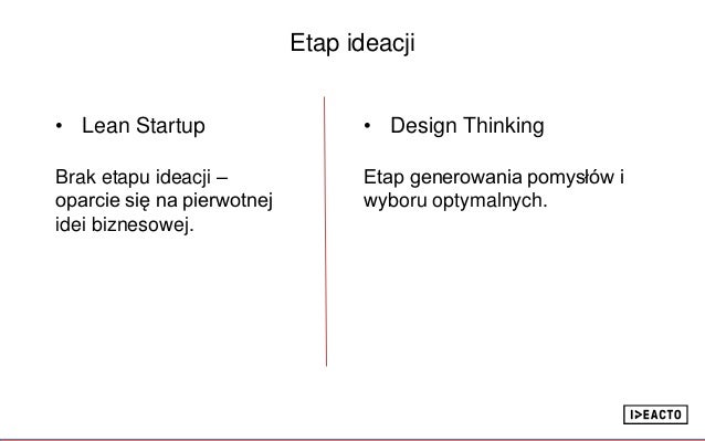 Lean UX vs Design Thinking (lang: PL)
