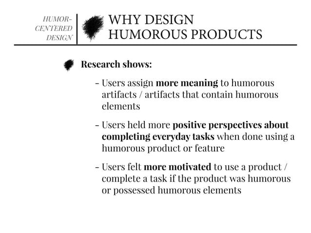 Lean UX NYC 2013: Humour-Driven Design | PPT