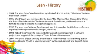 Lean Software Development: Values and Principles | PPT