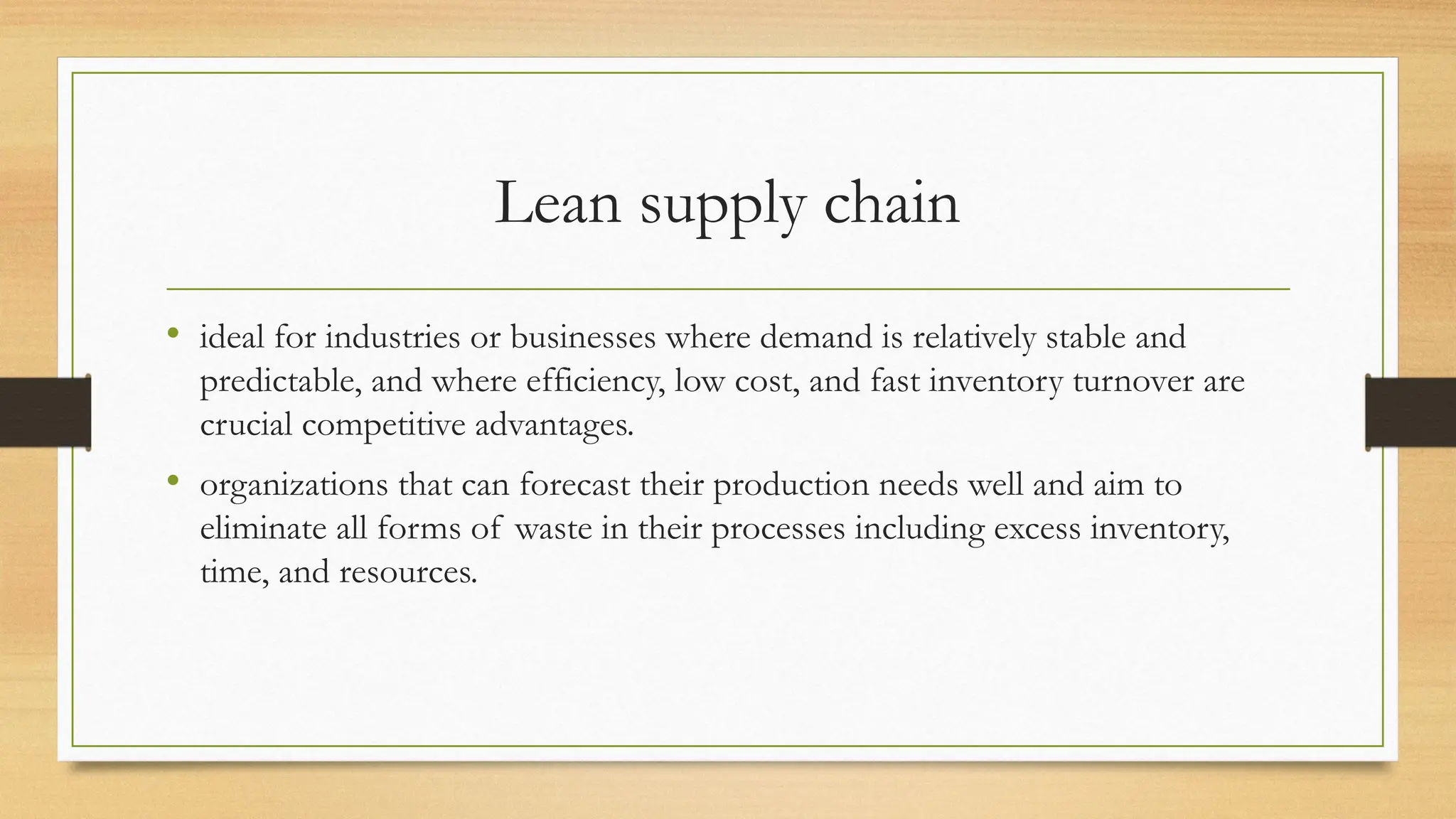 lean vs agile supply chain.pptx supply chain and sustainable | PPTX