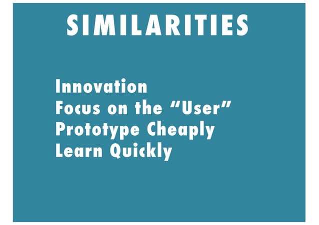 Lean vs design thinking | PPT
