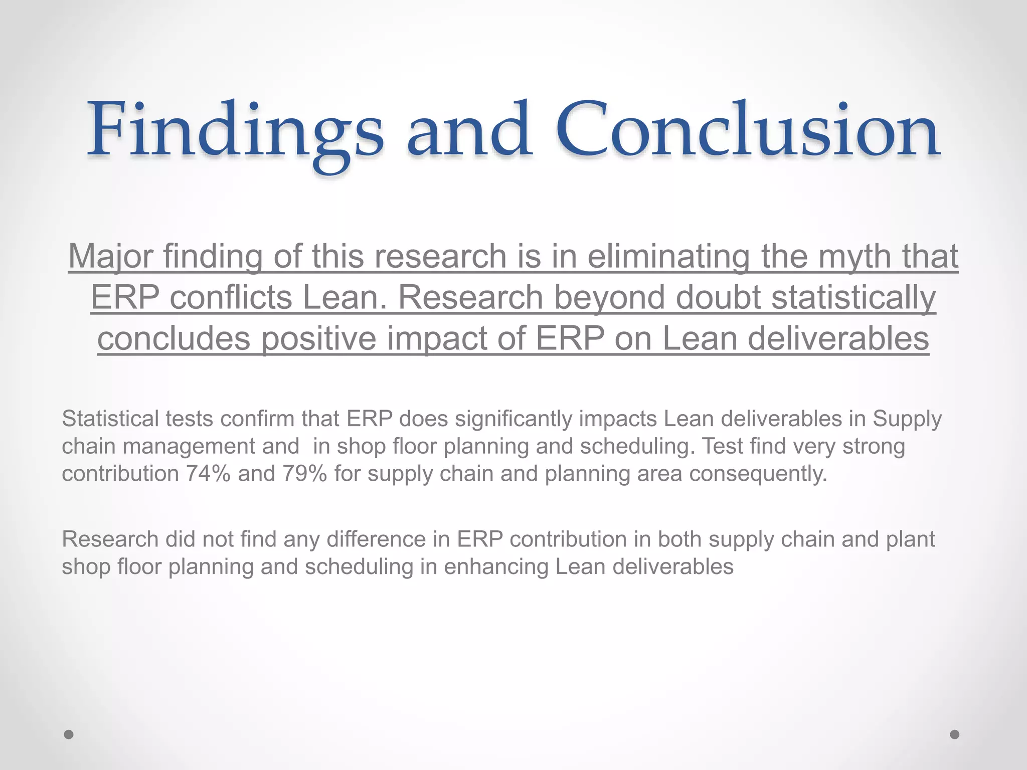 Lean vs erp | PPT