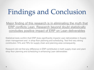Lean vs erp | PPT