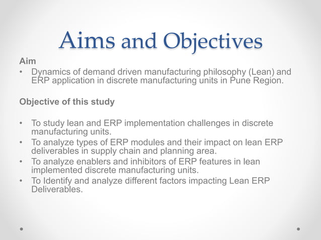 Lean vs erp | PPT