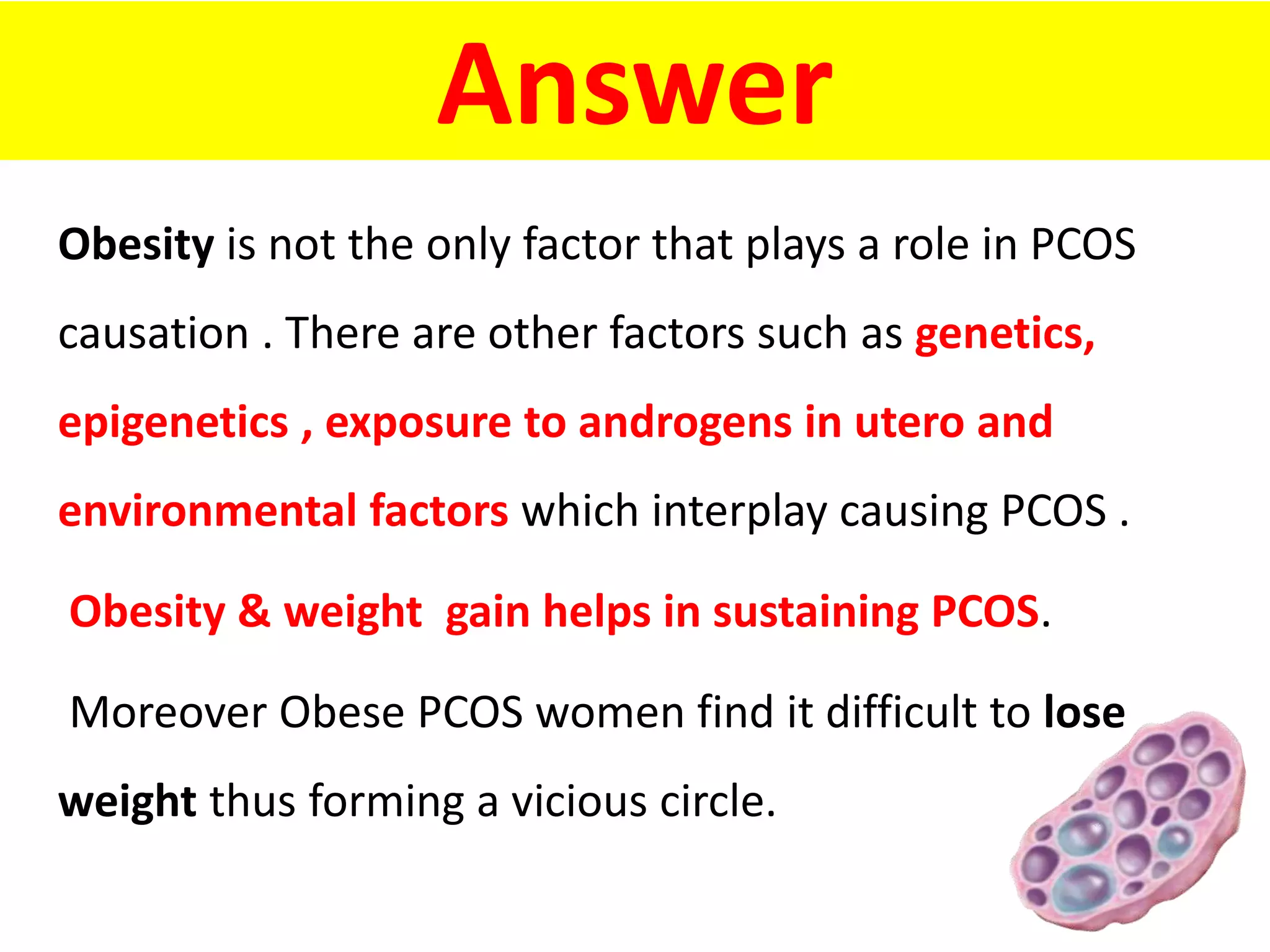 LEAN VS OBESE PCOS Myths & Facts Dr Sharda Jain & Dr Jyoti Agarwal | PPTX