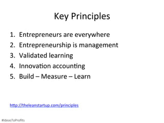 Lean startup workshop | PPT