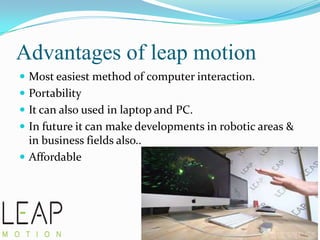 Leap motion controller | PPT