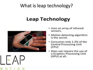 Leap motion controller | PPT