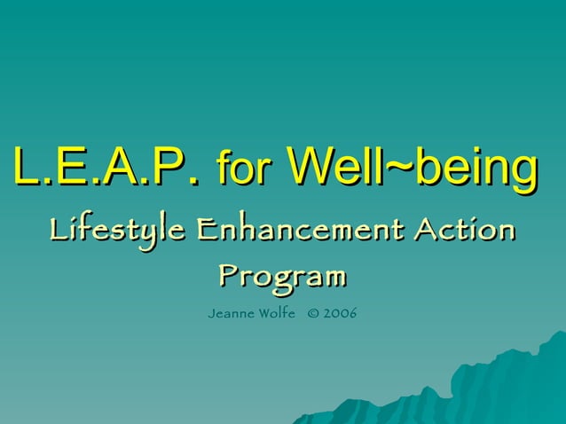 LEAP health education | PPT