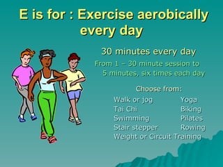 LEAP health education | PPT | Fitness and Exercise | Healthy Living
