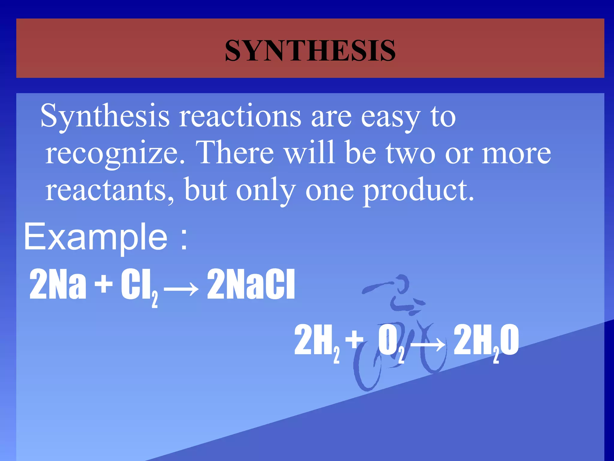 types of chemical reaction | PPT