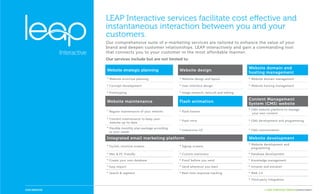 LEAP Agency Company Profile | PDF