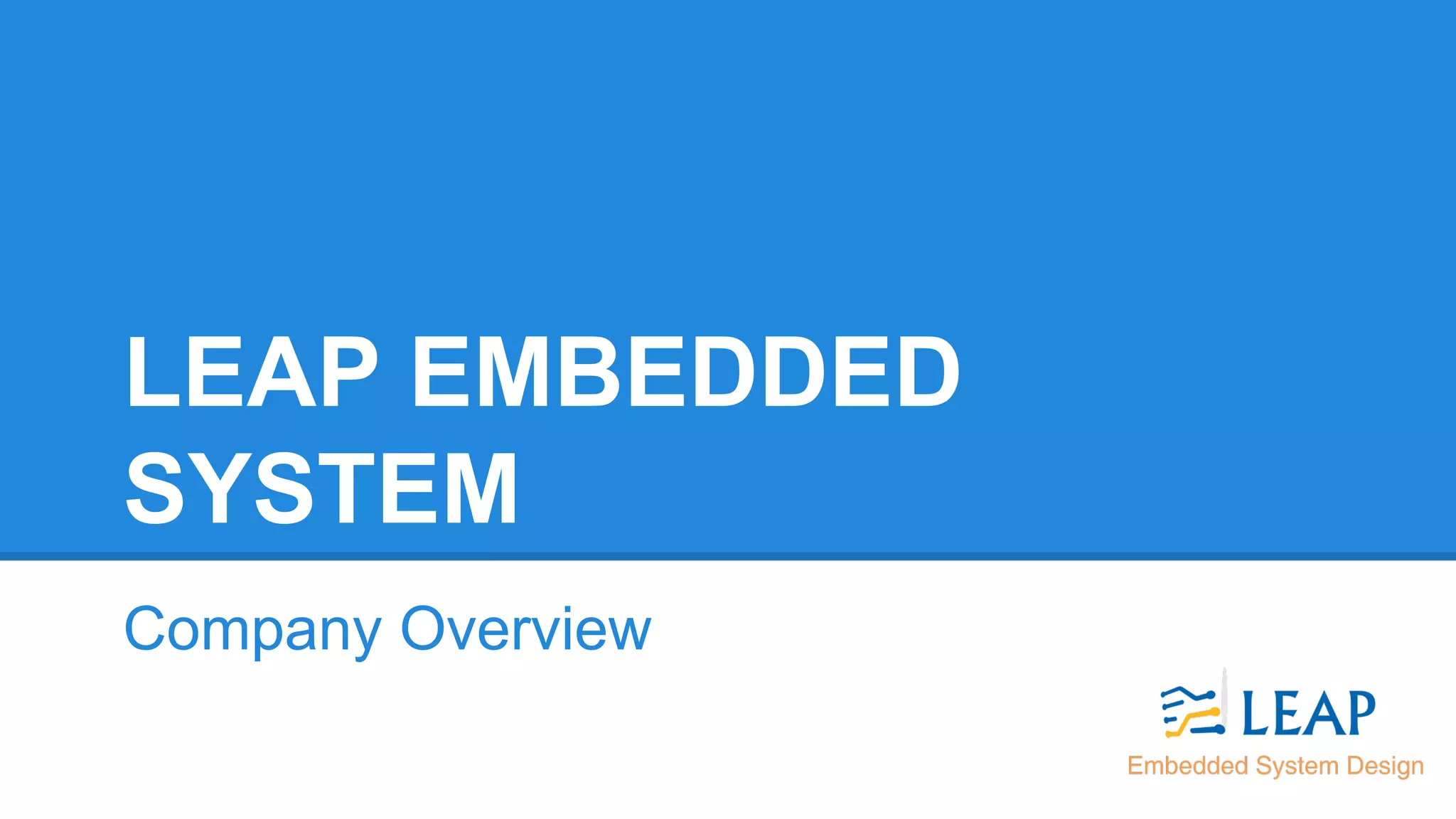 Leap embedded system_profile | PDF | Computing | Technology & Computing
