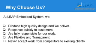 Leap embedded system_profile | PDF | Computing | Technology & Computing