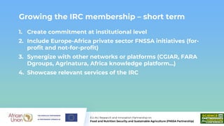 IRC Membership and growth | PPTX | Agriculture | Industries