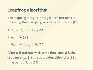 A Note on Leapfrog Integration | PPT