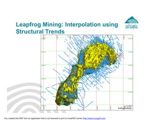 Leapfrog advances and concerns in Antamina, Peru.pdf