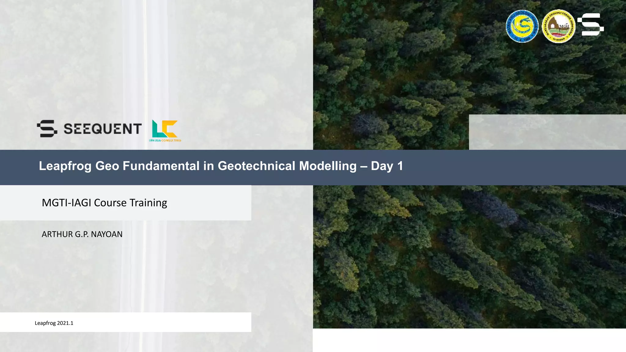 Leapfrog Geo Fundamental in Geotechnical Modelling – Day 1.pptx