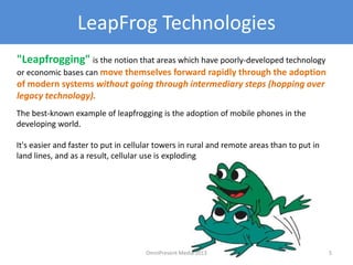 Leapfrog Technologies: major trends research notes | PPTX | Internet ...
