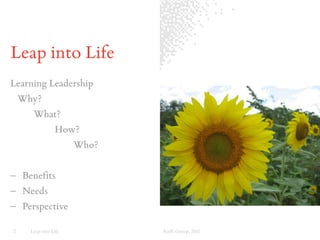 Leap into life presentatie ghana - november 2011 (rn r stijl) | PDF