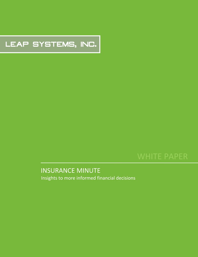 Leap Life Insurance White Paper | PDF